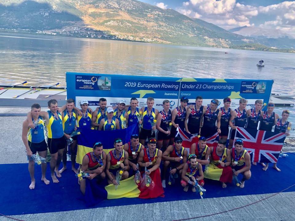Romanian athletes win nine gold medals at 2019 European Rowing Under 23 ...